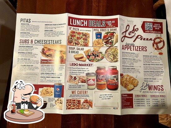 Ledo Pizza in West New York - Restaurant menu and reviews