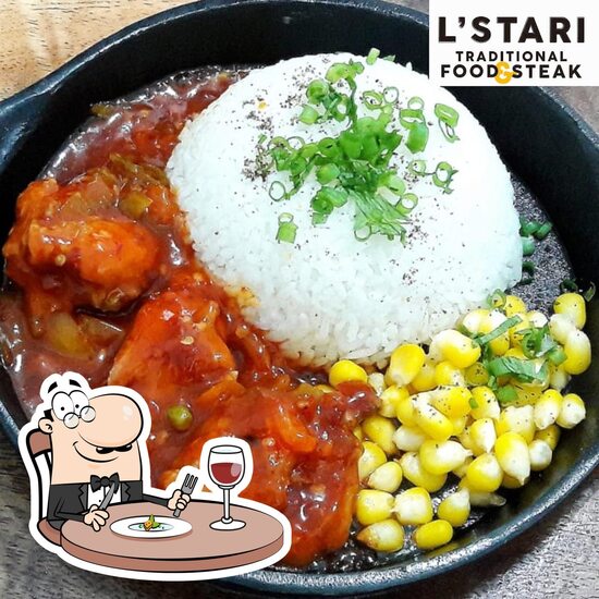 Menu at Lestari Ayamku restaurant, Pontianak