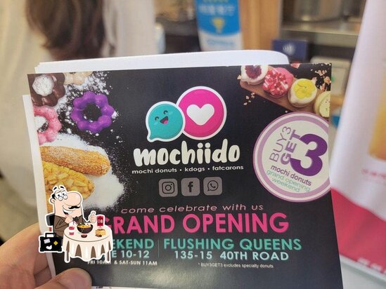 Menu at Mochiido desserts, New York City