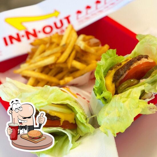 Menu at In-N-Out Burger fast food, Seaside