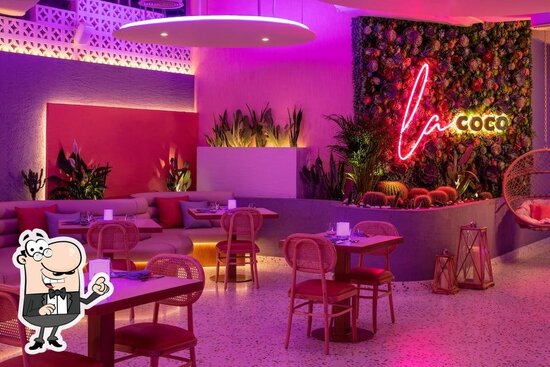 Menu at La Coco restaurant, Dubai
