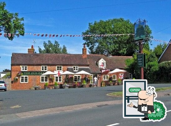 Menu at The Old Oak pub & bar, Pershore