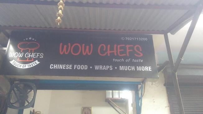 Menu at Wow chef's, Chinese food canteen, Delhi
