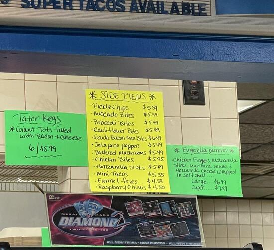 Menu at Colosso Taco & Pizza Express pizzeria, Tonawanda