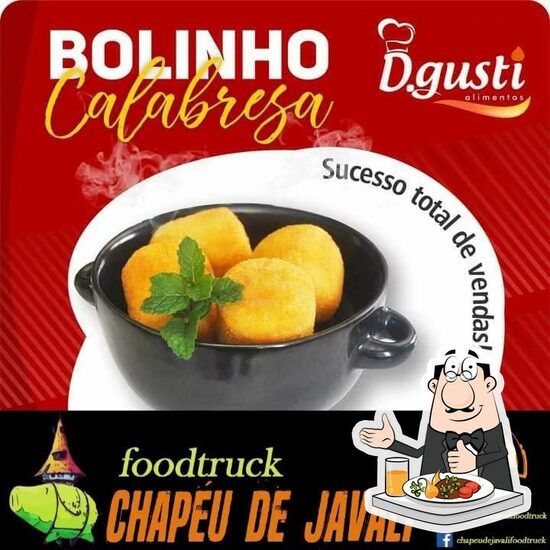 Menu at Chapéu de Javali Foodtruck restaurant, Suzano