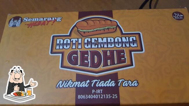 Menu at Roti Gembong Gedhe Pedurungan Fatmawati, Semarang