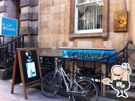 Menu at Cafe Wander, Glasgow, 110 W George St