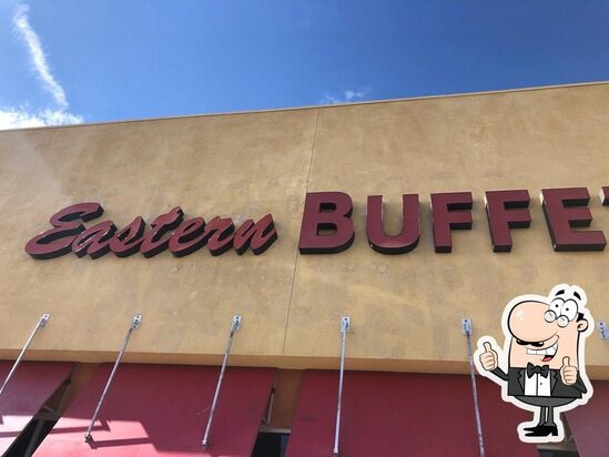 Menu at Eastern buffet restaurant, Coachella