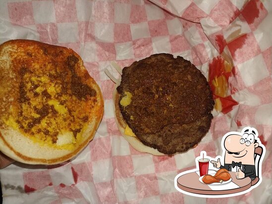 Menu at Burger Box restaurant, Bedford, N Industrial Blvd