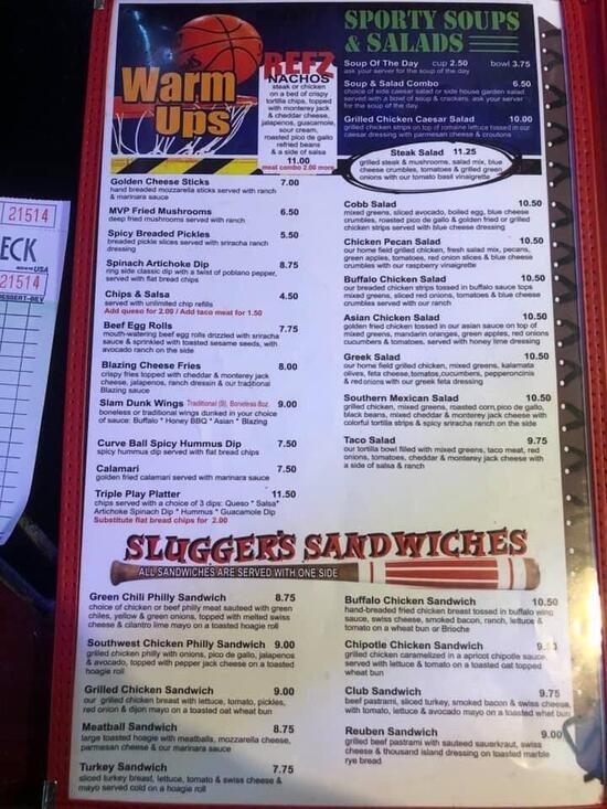 Menu at Refz Sports Bar and Grill, Guymon