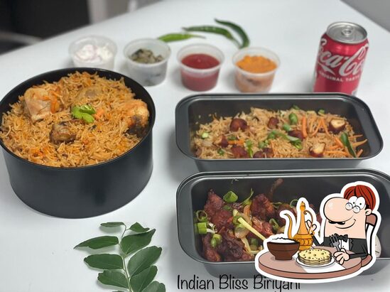 Menu at Indian Bliss Biriyani restaurant, London
