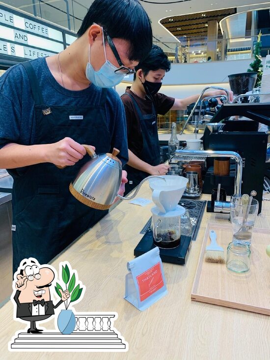 Brave Roasters cafe, Bangkok, The PARQ Life