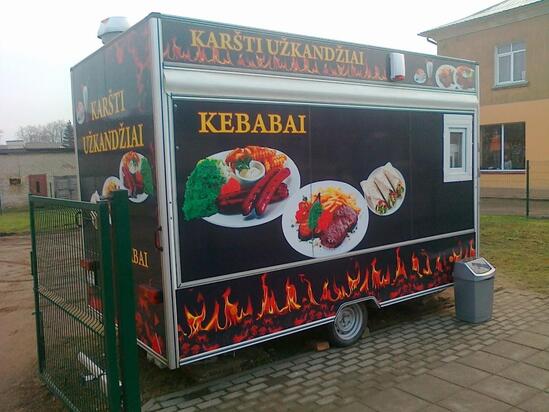 Menu at Kebabinė Prie Pašto, Rietavas