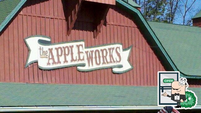 Menu at Apple Works restaurant, USA