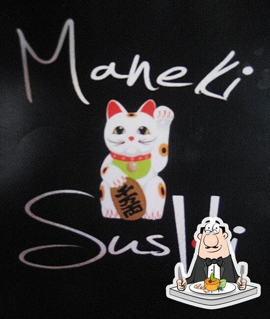 Menu at Maneki sushi restaurant, Tijuana