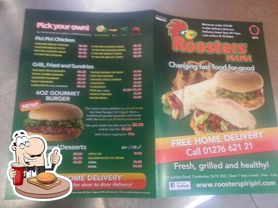 Roosters Piri Piri in Camberley - Restaurant menu and reviews