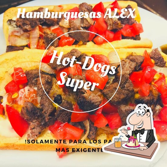 Menu at hamburguesas ALEX restaurant, Monclova
