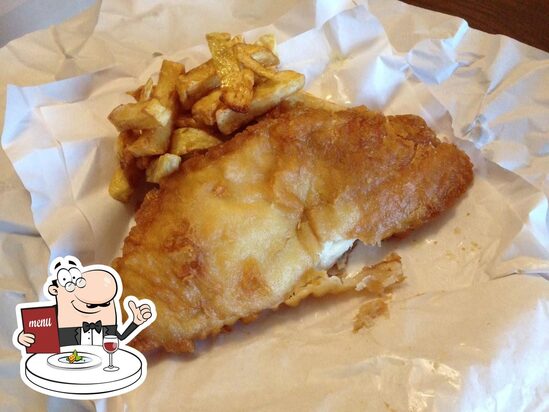 Menu at Fletchers Fisheries restaurant, Cleckheaton