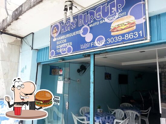 Menu at Max Burguer restaurant, Recife, R. Paulino de Farias