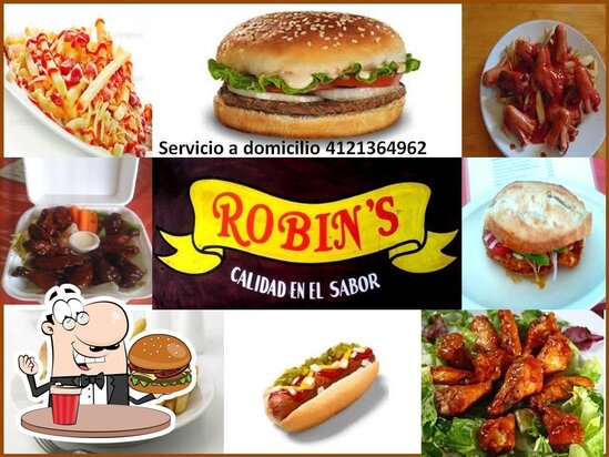 Menu at Robin's Hamburguesas restaurant, Juventino Rosas