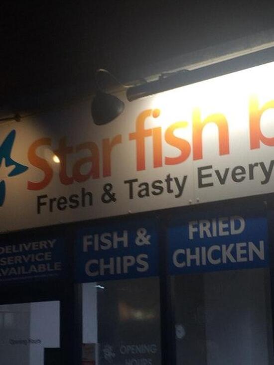 Star Fish Bar in Norwich - Restaurant menu