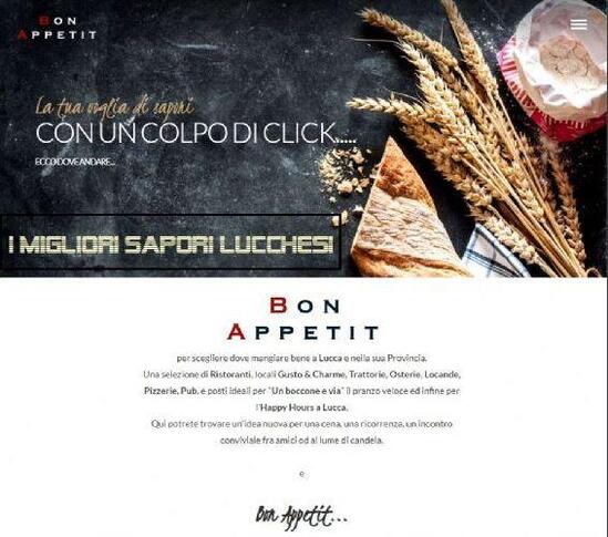 Speisekarte von Bon Appetit restaurant, Lucca