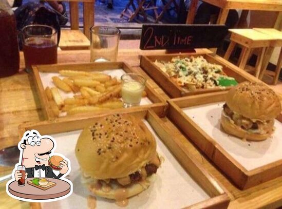 Menu at University Burger, Makati