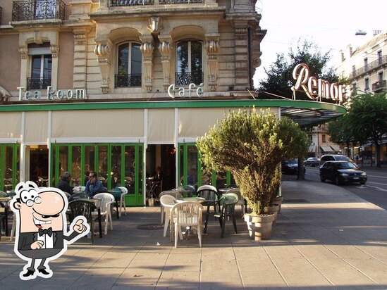 Speisekarte von Café Remor, Genf