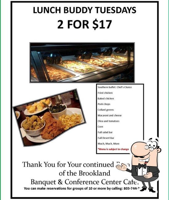 Menu at Brooklyn Baptist Banquet and Conference Center, West Columbia