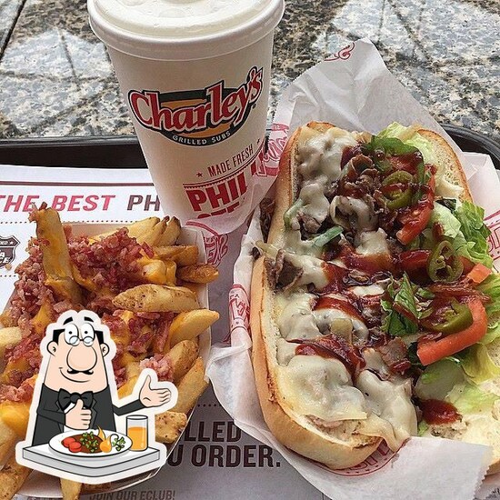 Menu at Charleys Cheesesteaks fast food, Arlington, S Cooper St Space 2144