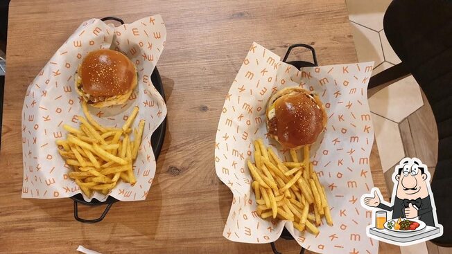Menu at Bella Burger, Istanbul