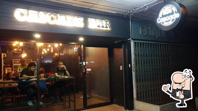 Menu at Cascade Bar, Bangkok