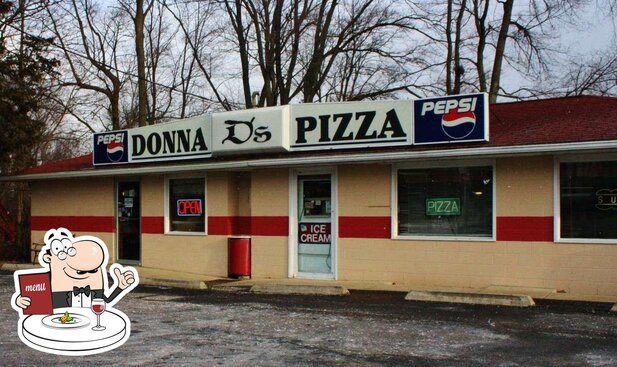 Menu at Donna D's Family Pizza pizzeria, Ashland