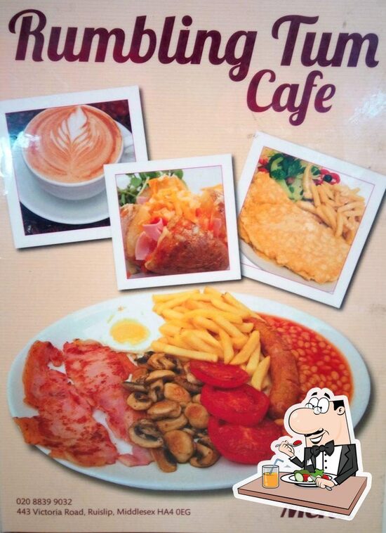 Menu at Rumbling Tum Cafe, Ruislip