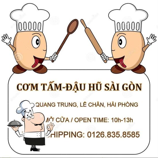 Menu at Cơm Tấm- Đậu Hũ Sài Gòn restaurant, Hai Phong