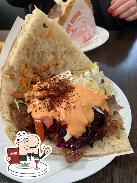 Menu at Musa's Döner restaurant, Marl