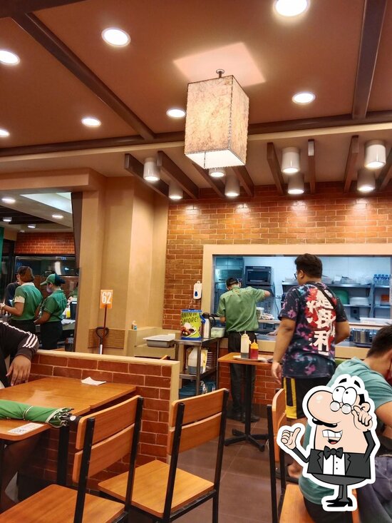 Menu at Mang Inasal restaurant, Pagsanjan