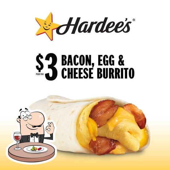 Carta de comida rápida Hardee's, Williamsburg, 538 2nd St