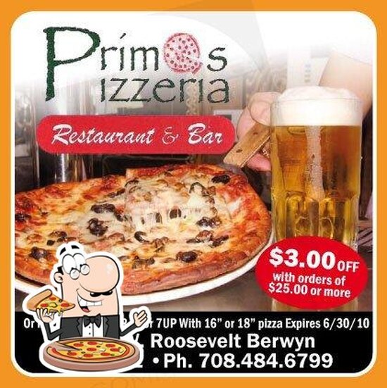 Primo's Pizzeria, Berwyn - Restaurant menu, prices and reviews