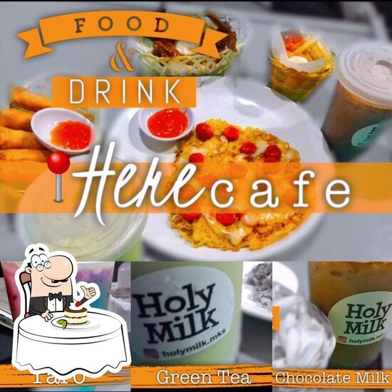 Menu at Here Cafe!, Makassar