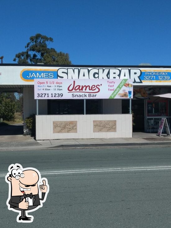 Menu at James' Snack Bar, Wacol