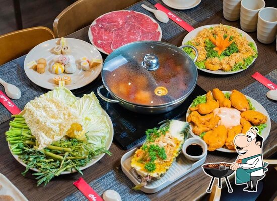 Menu at Chusuki Nhơn Trạch restaurant, Vietnam