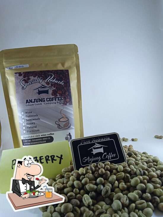 Menu at Anjung Coffee, Sekincau