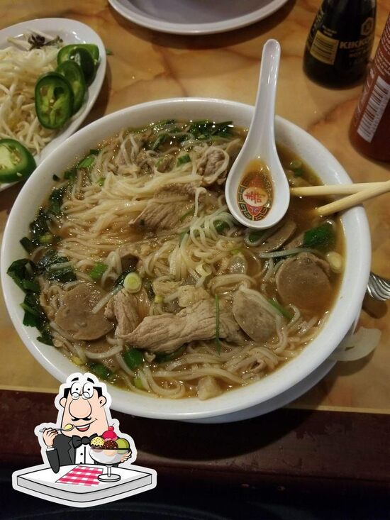 Menu at Noodle Zone/ Thai Go-Pho' restaurant, Pasco