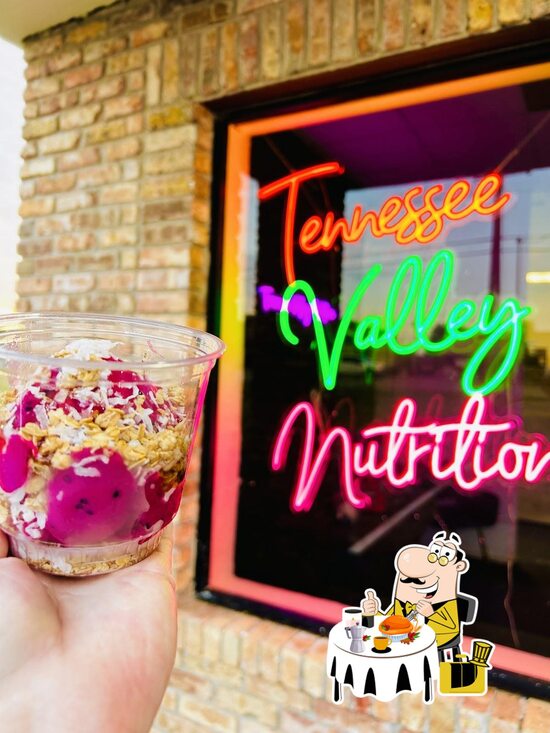 Menu at Tennessee Valley Nutrition restaurant, Muscle Shoals