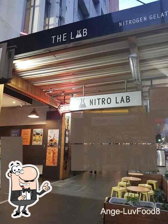 Menu at Nitro Lab desserts, Melbourne