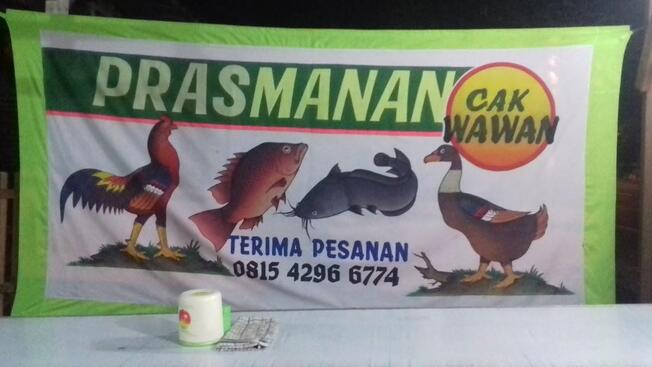 Menu at WR.tempe Penyet Cak Wawan restaurant, Pati