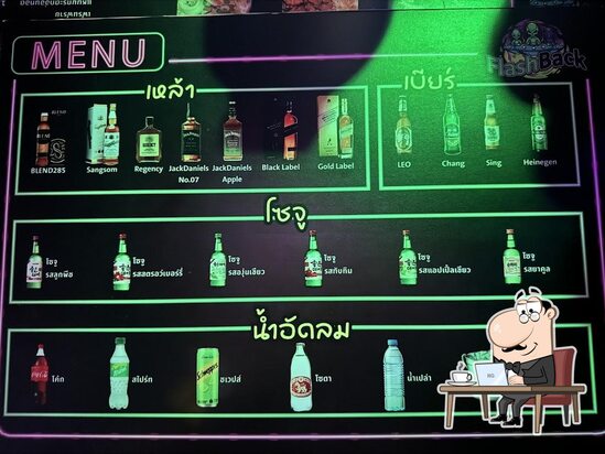 แฟลชแบ็ค - Rangsit, Rangsit - Menú del restaurante, precios y reseñas