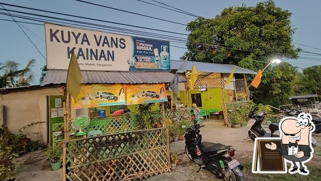 Menu at Kuya Van's Kainan at Ihaw-ihaw restaurant, Mabini