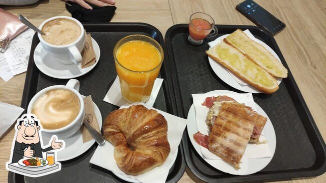 Carta del café Vivari, Barcelona, Carrer del Doctor Pi i Molist, 22
